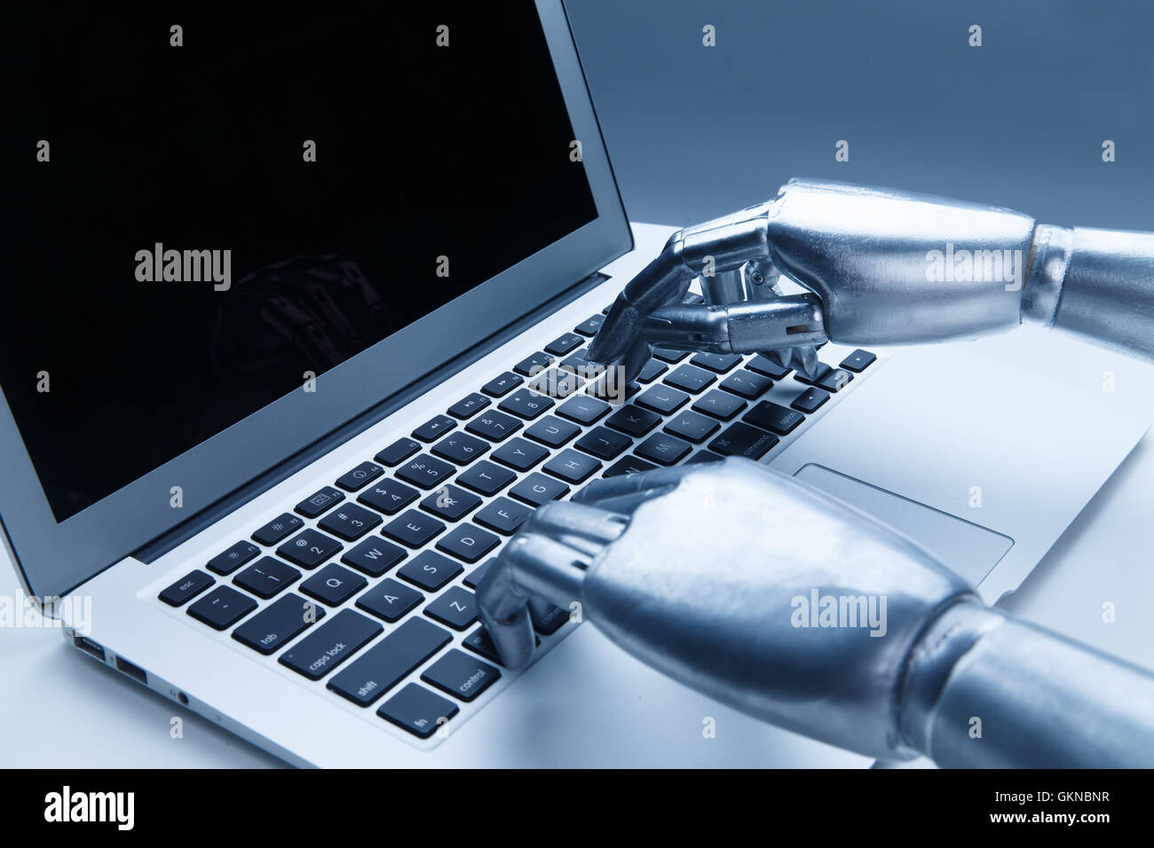 Manipulator and computer Stock Photo - Alamy
