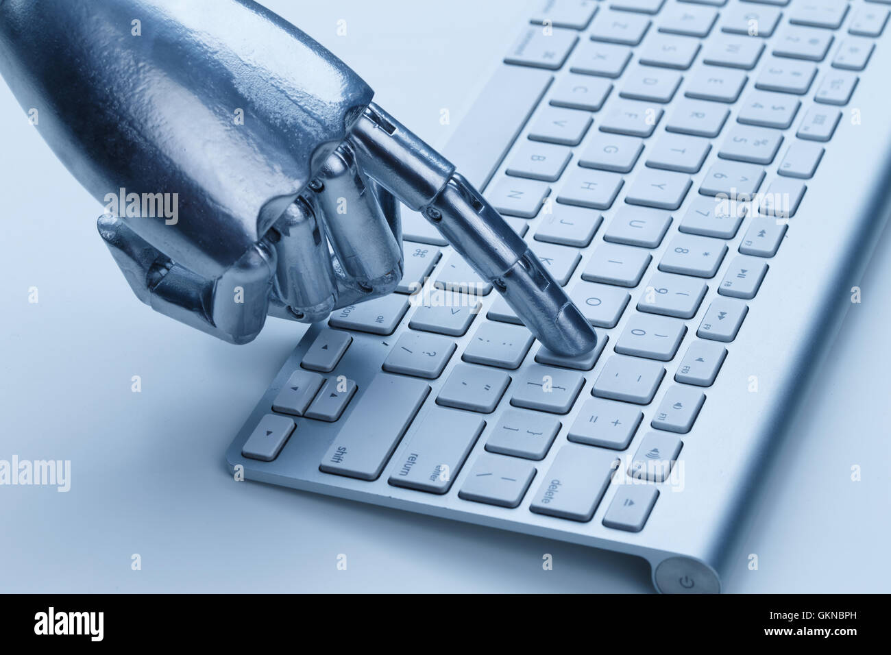 Manipulator and keyboard Stock Photo - Alamy