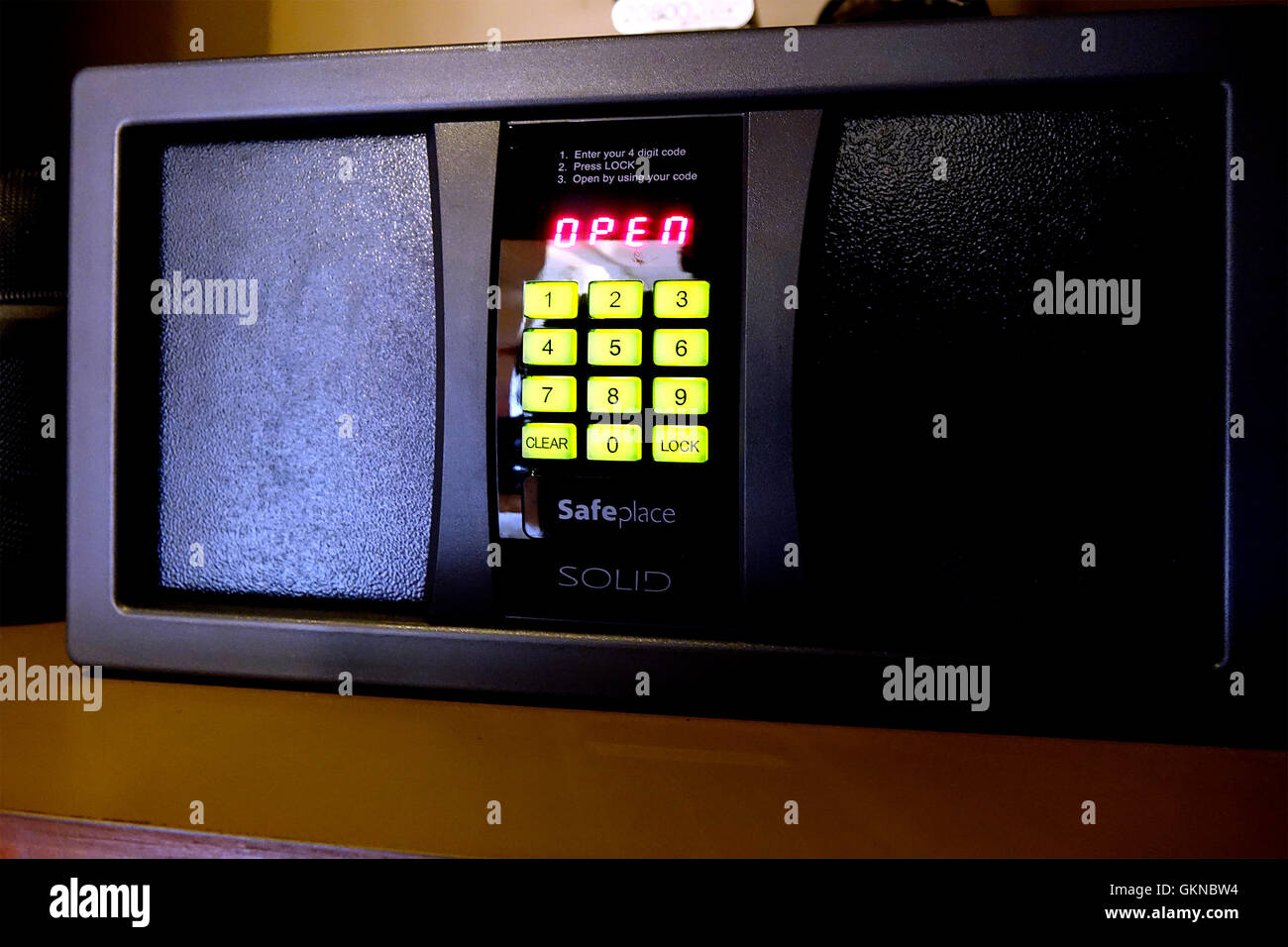 Electronic safe hi-res stock photography and images - Alamy