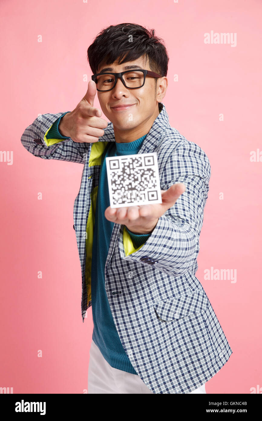 Two dimensional code hi-res stock photography and images - Alamy