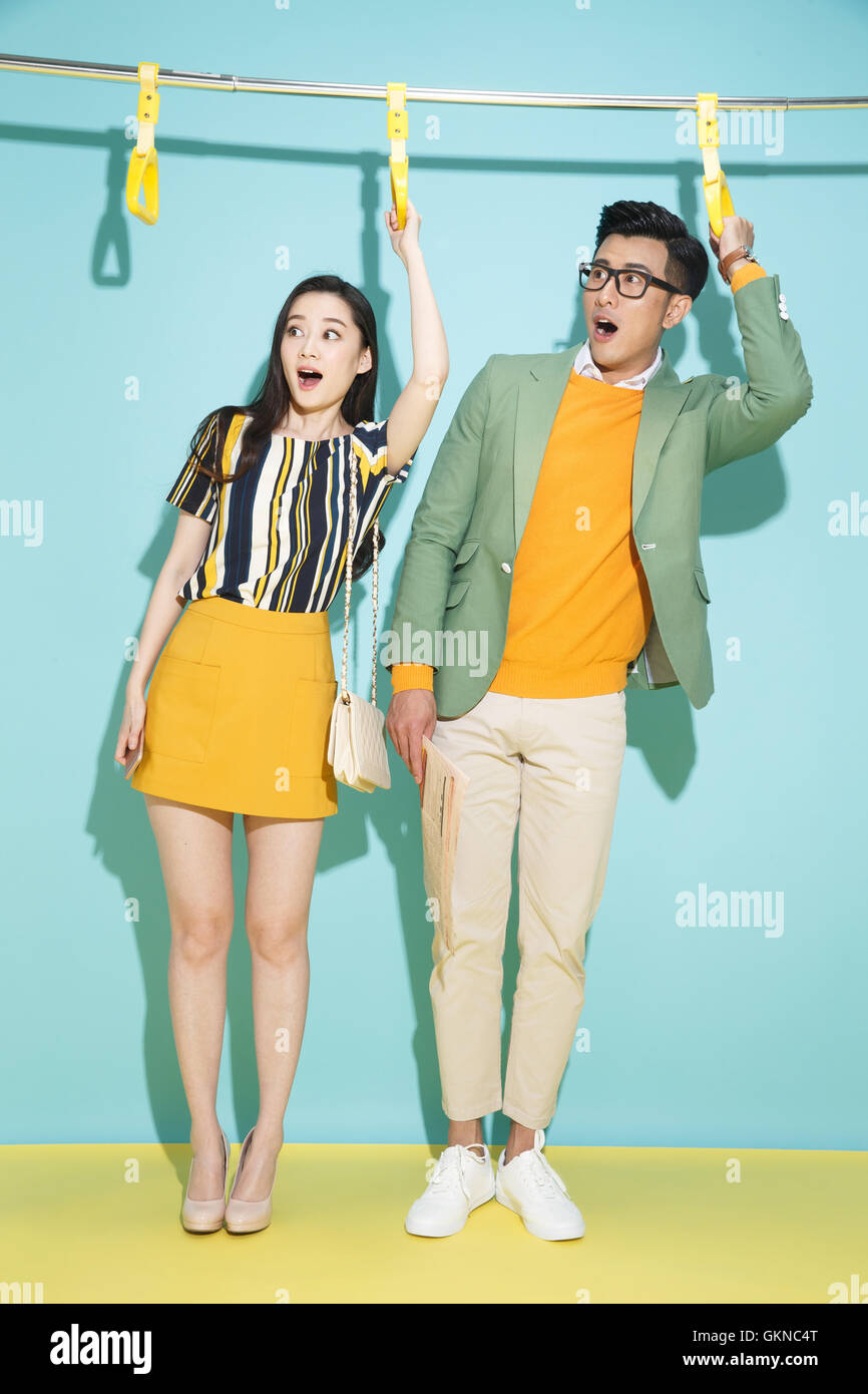 Young people on the way to work Stock Photo - Alamy