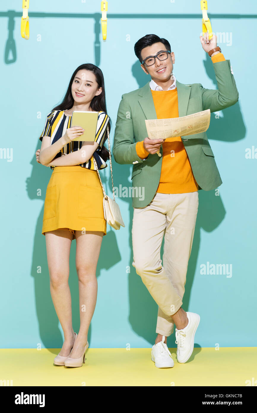 Young people on the way to work Stock Photo - Alamy