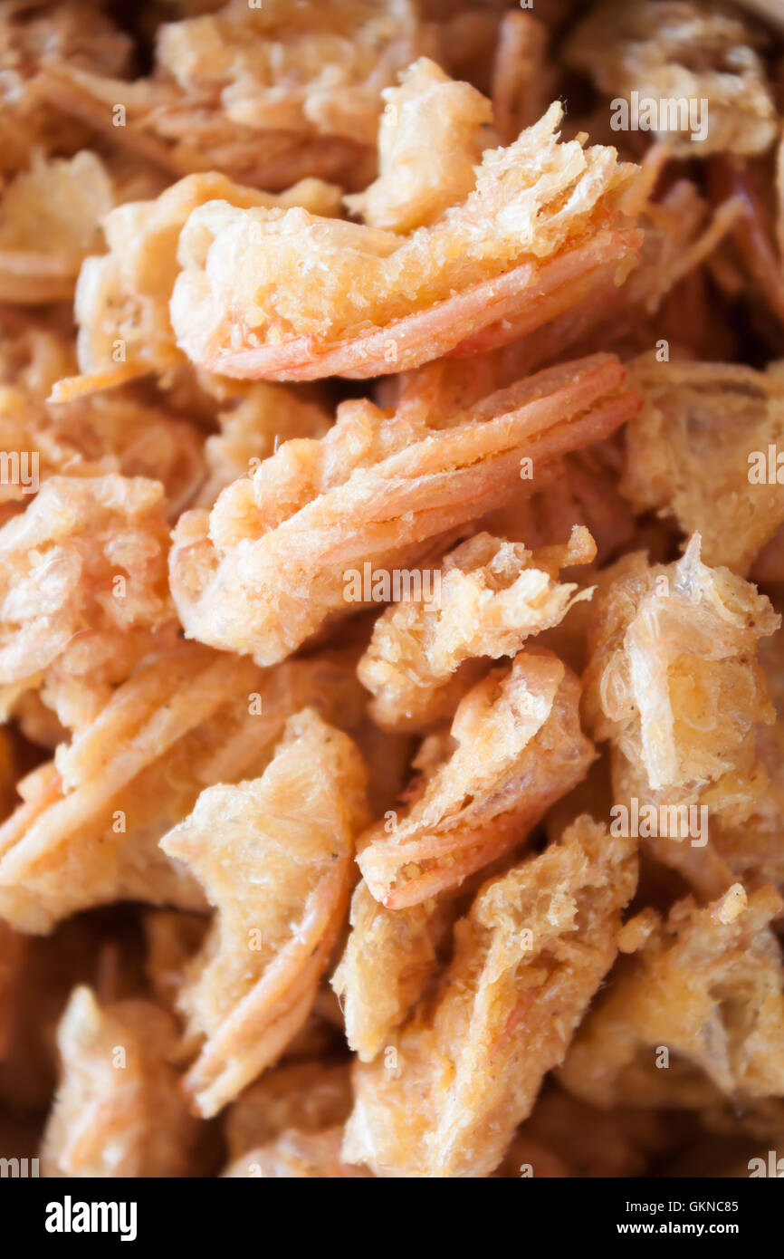 Closeup fried shrimp chins snack, stock photo Stock Photo - Alamy