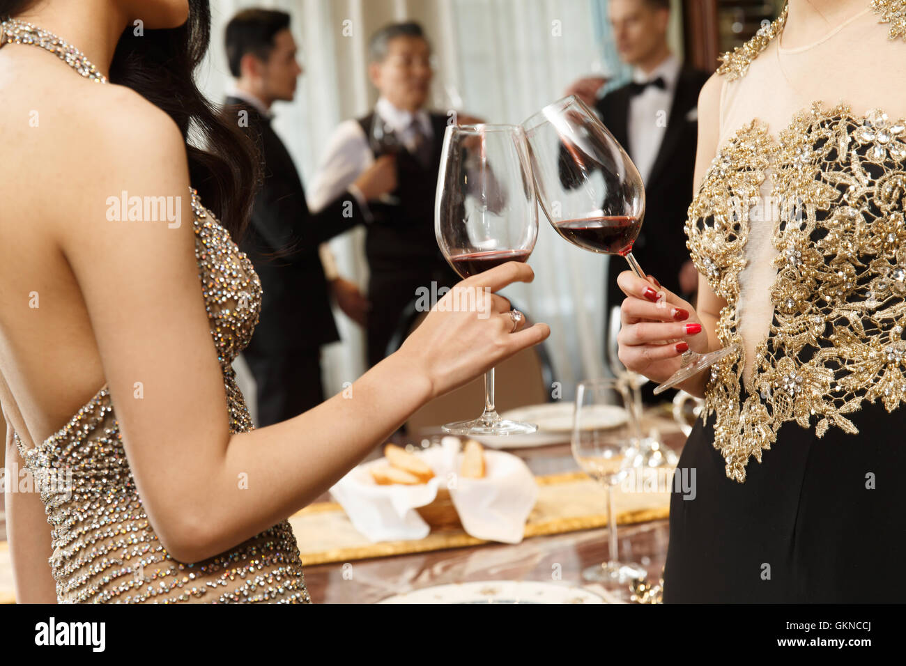 Business people dinner Stock Photo - Alamy