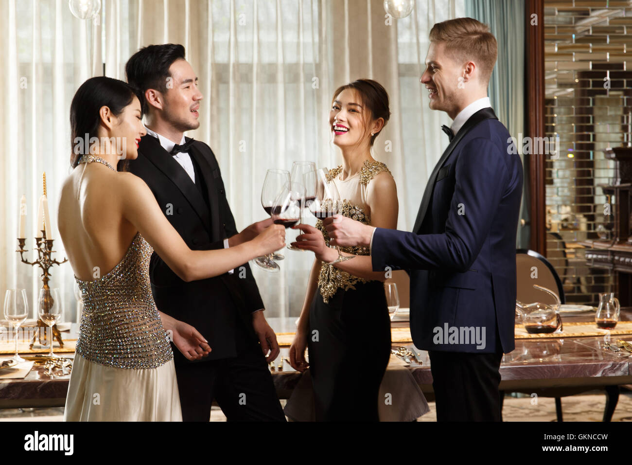 Handsome male beauty in the dinner Stock Photo - Alamy