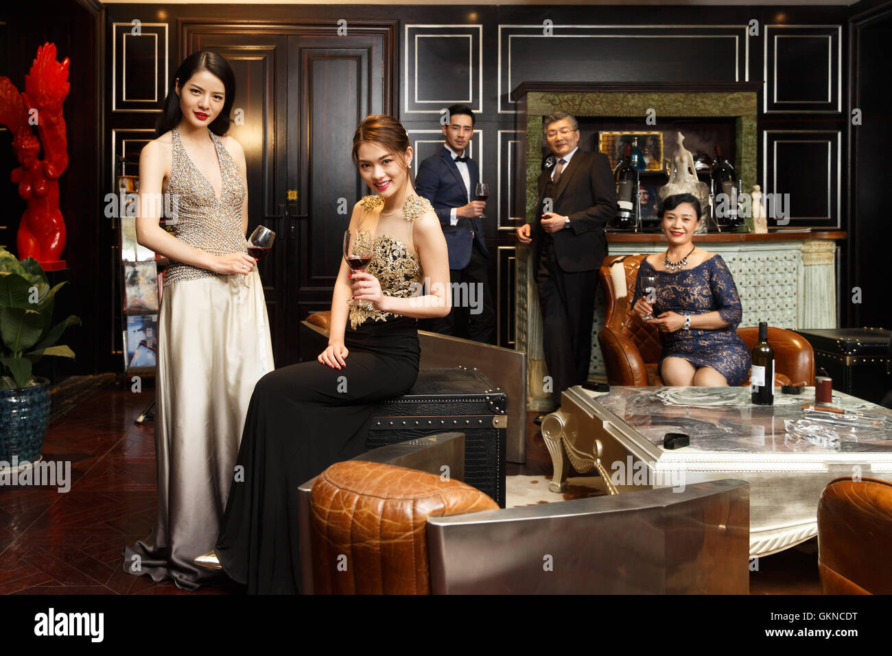 Aristocratic family gatherings Stock Photo - Alamy