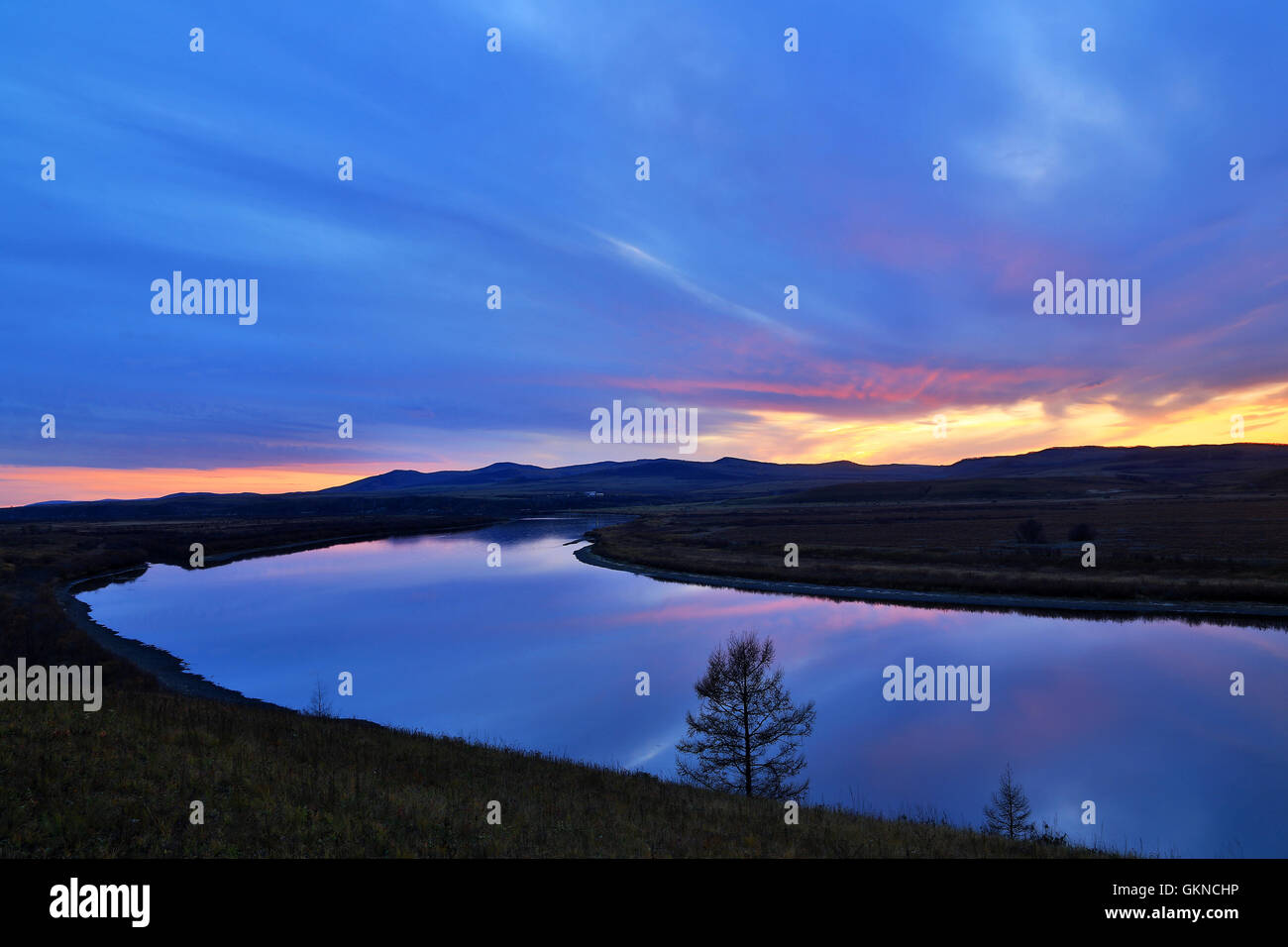 Mongolia forest river hi-res stock photography and images - Alamy