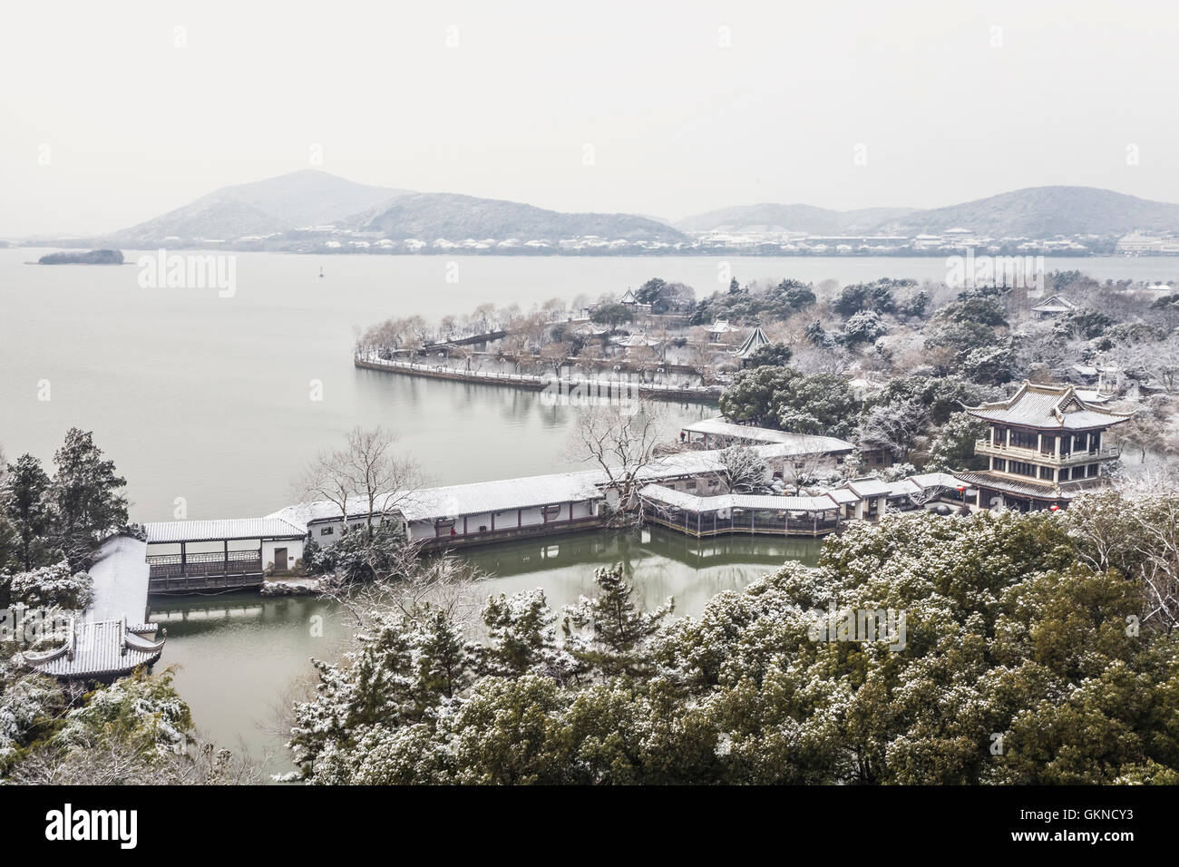 Jiangsu province Wuxi Taihu snow,China Stock Photo - Alamy