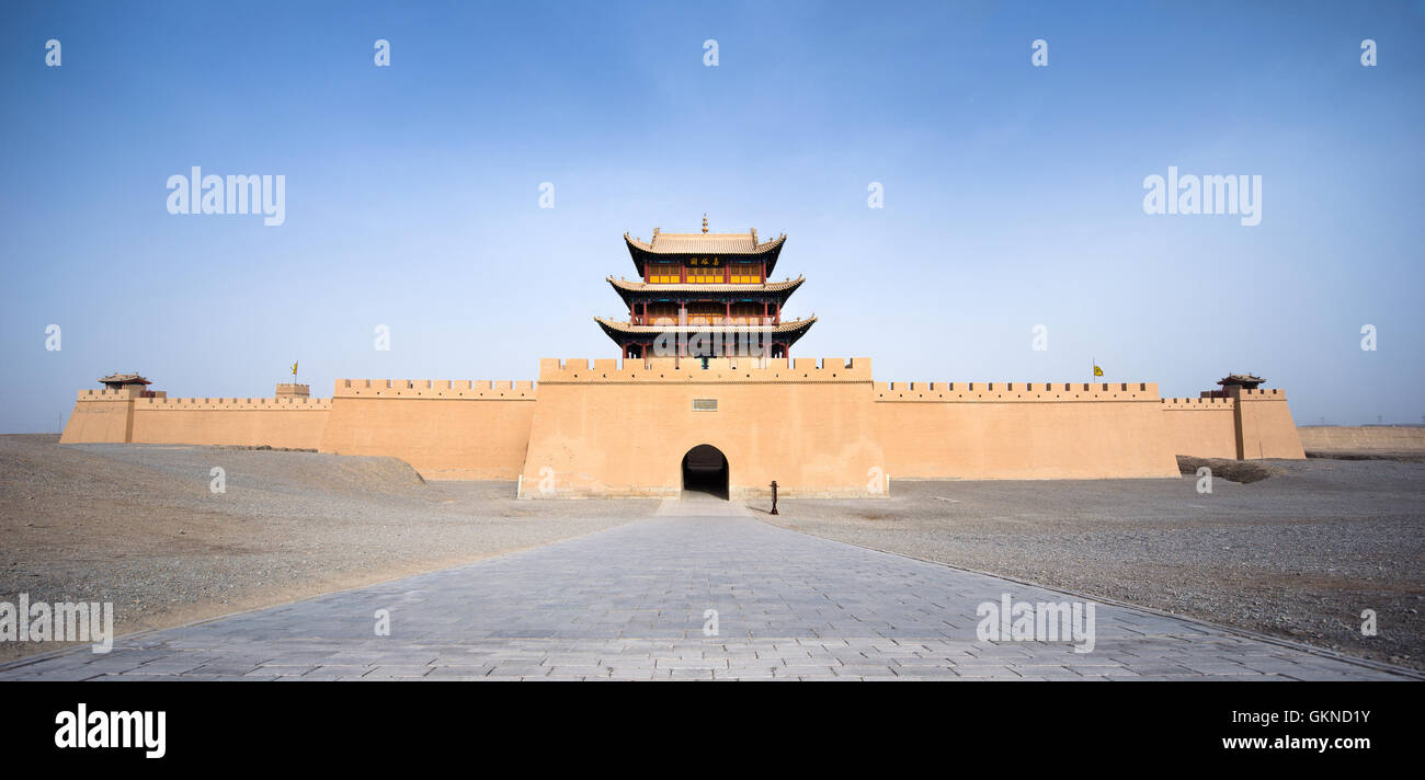 Ancient jiayuguan fort hi-res stock photography and images - Alamy