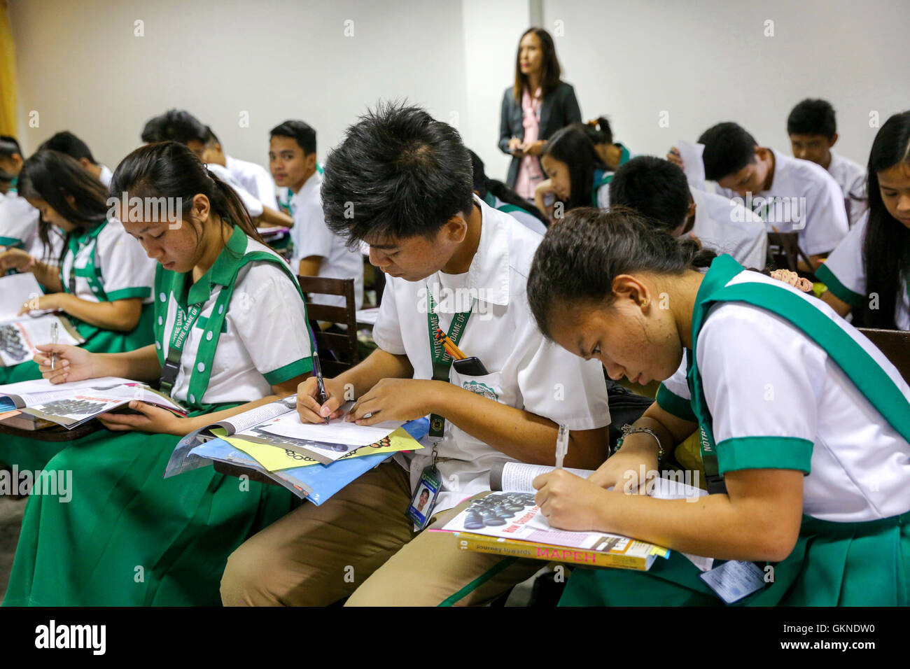 Filipino High School Students In Classroom