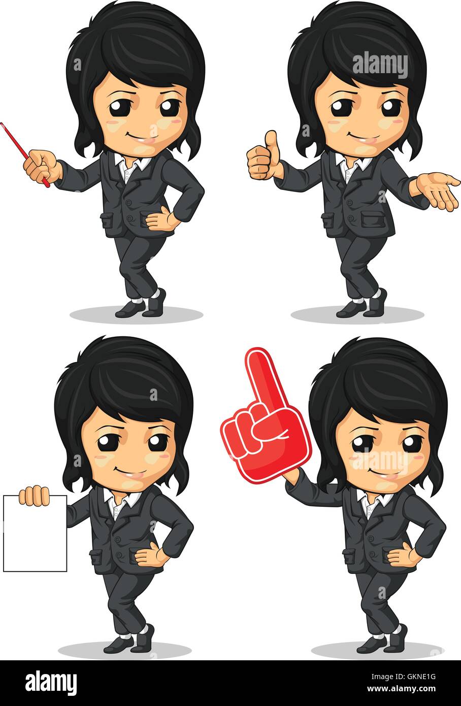 woman office female illustration businesswoman career woman vector ...