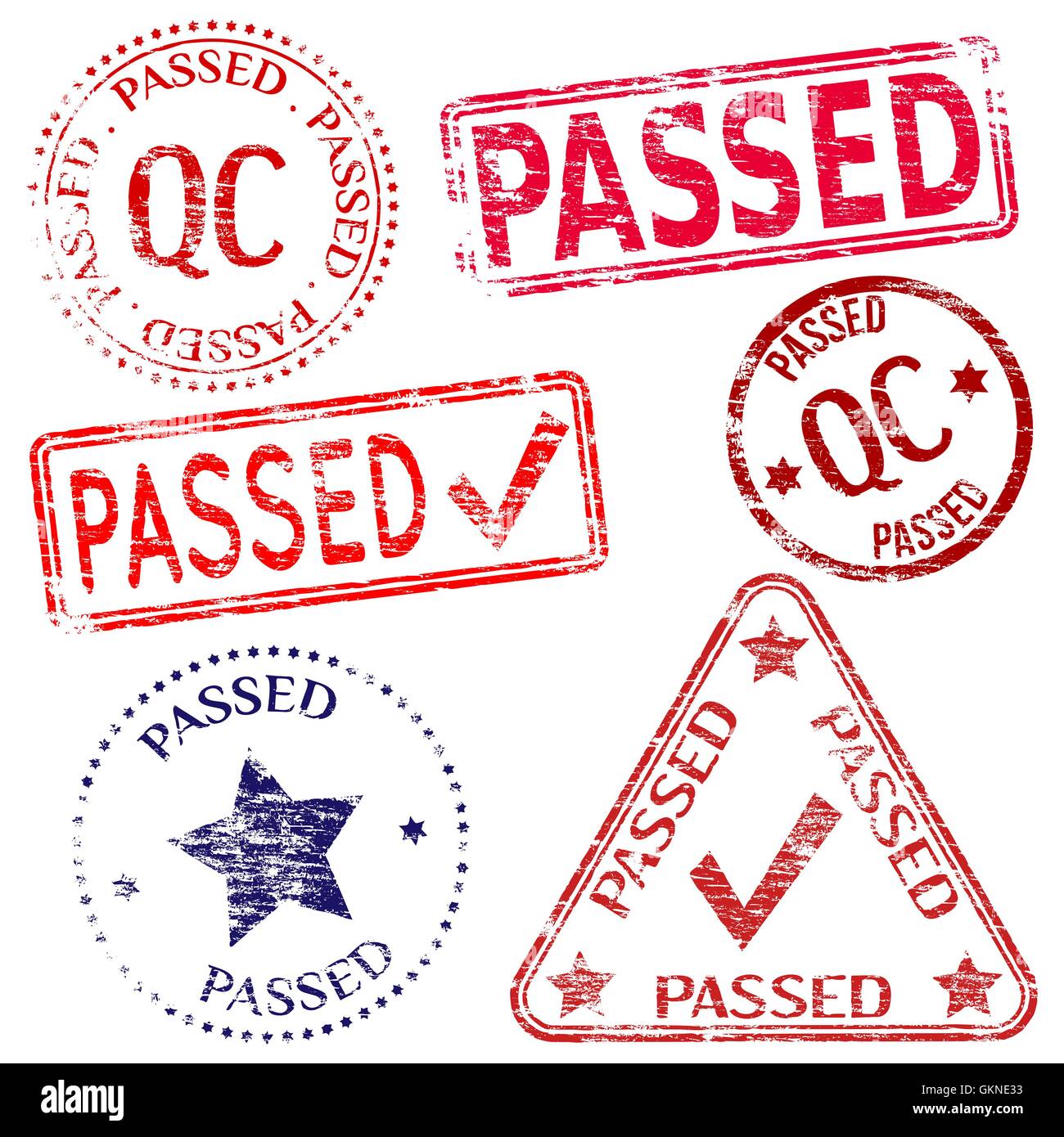Quality control pass Stock Vector Images - Alamy