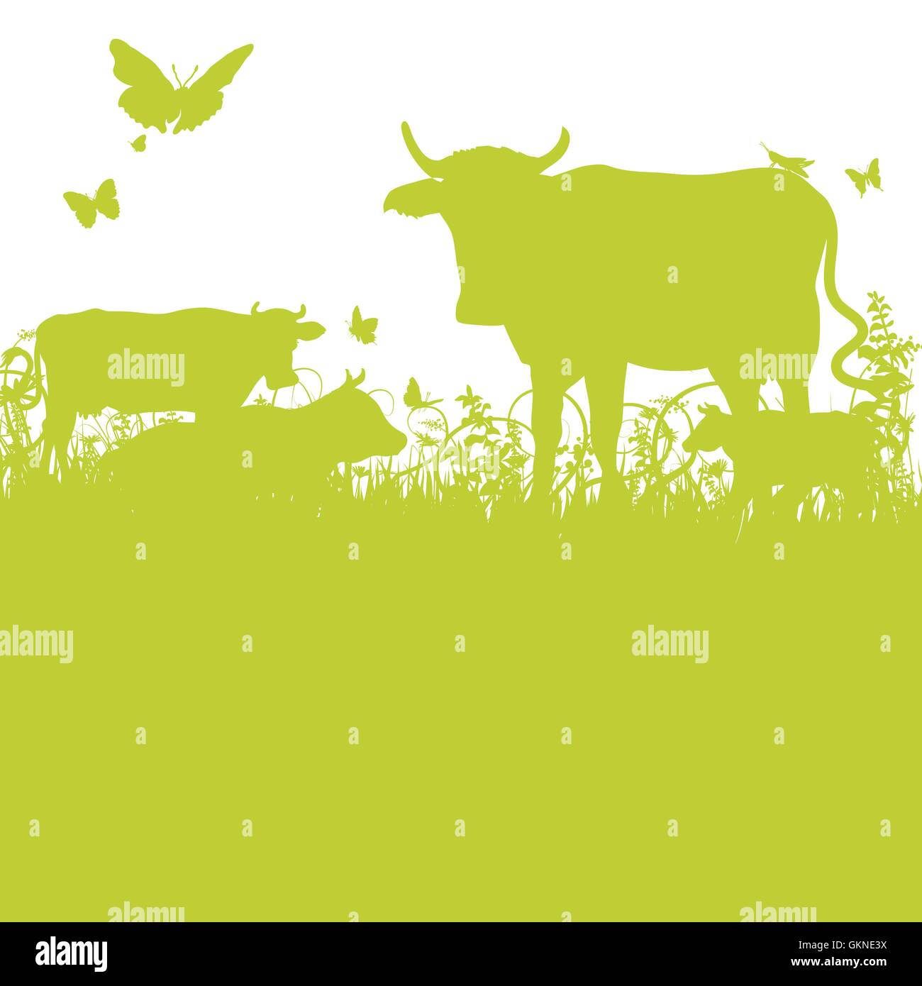 Cow gravel Stock Vector Images - Alamy