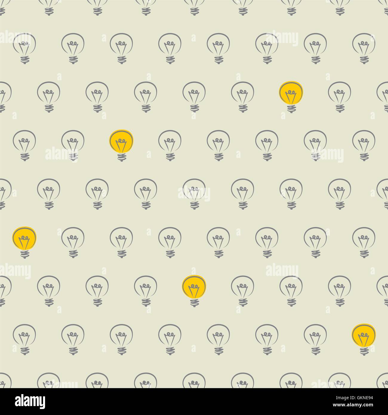 Light bulbs seamless texture Stock Vector Images - Alamy