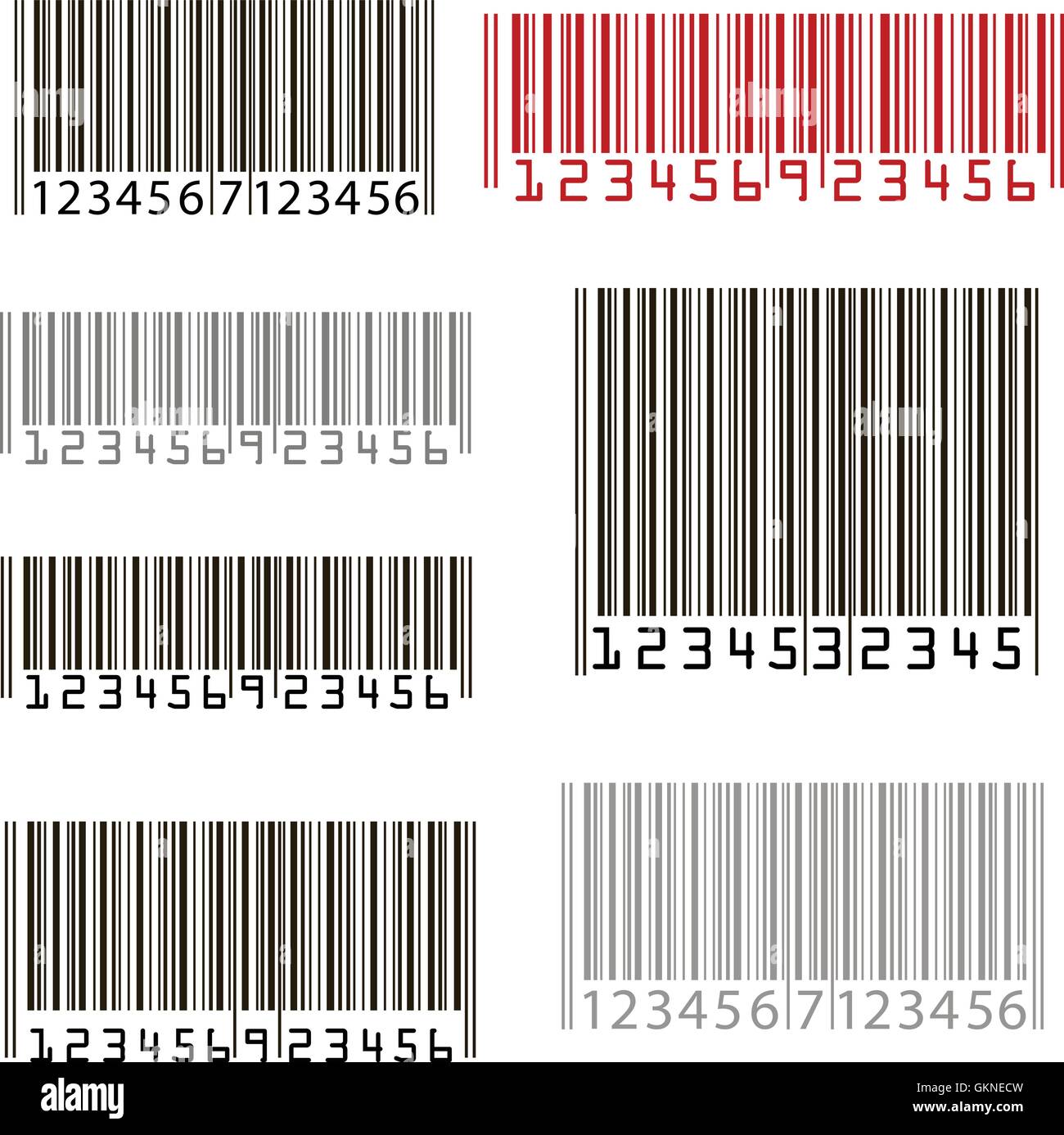 Barcode project Stock Vector Images - Alamy