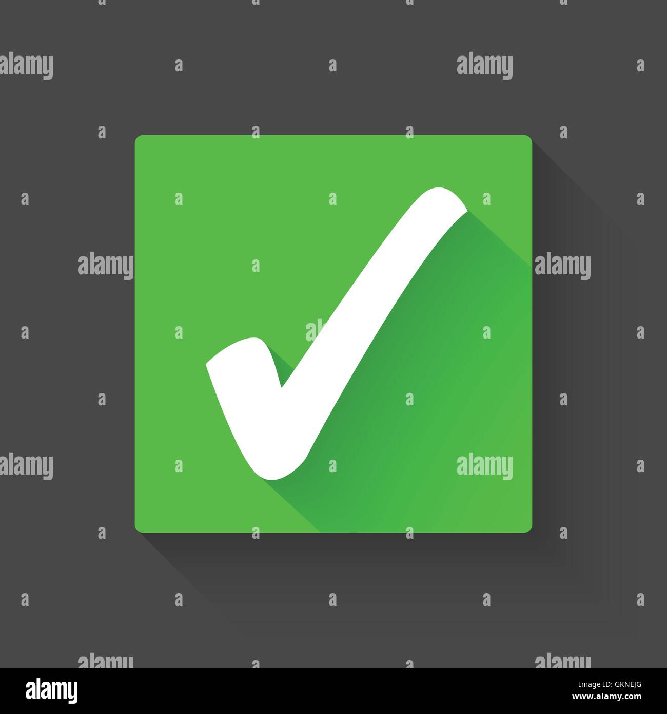 pick ok isolated green cross illustration vote voting no agreement mark ...