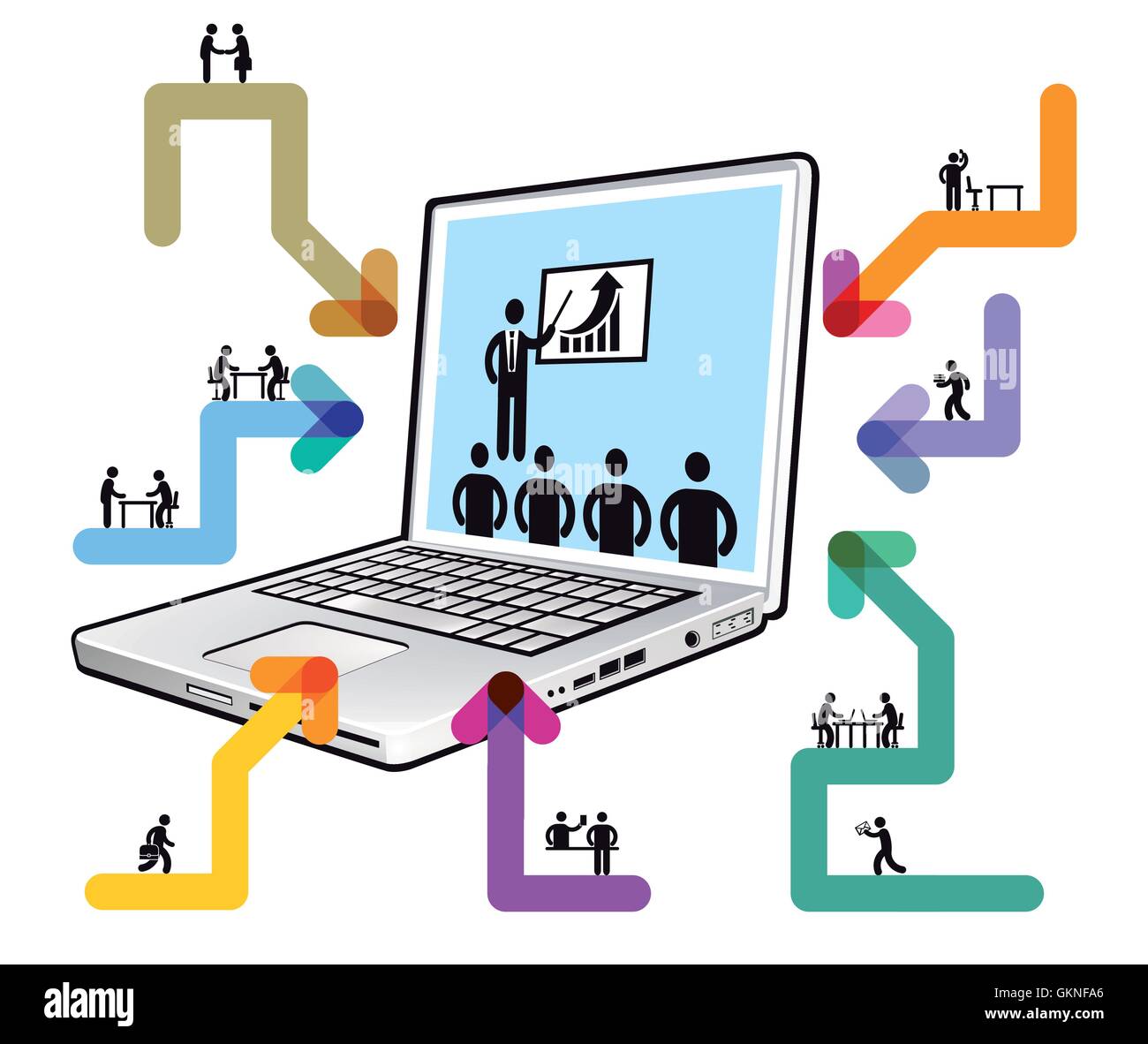 Company schooling Stock Vector Images - Alamy