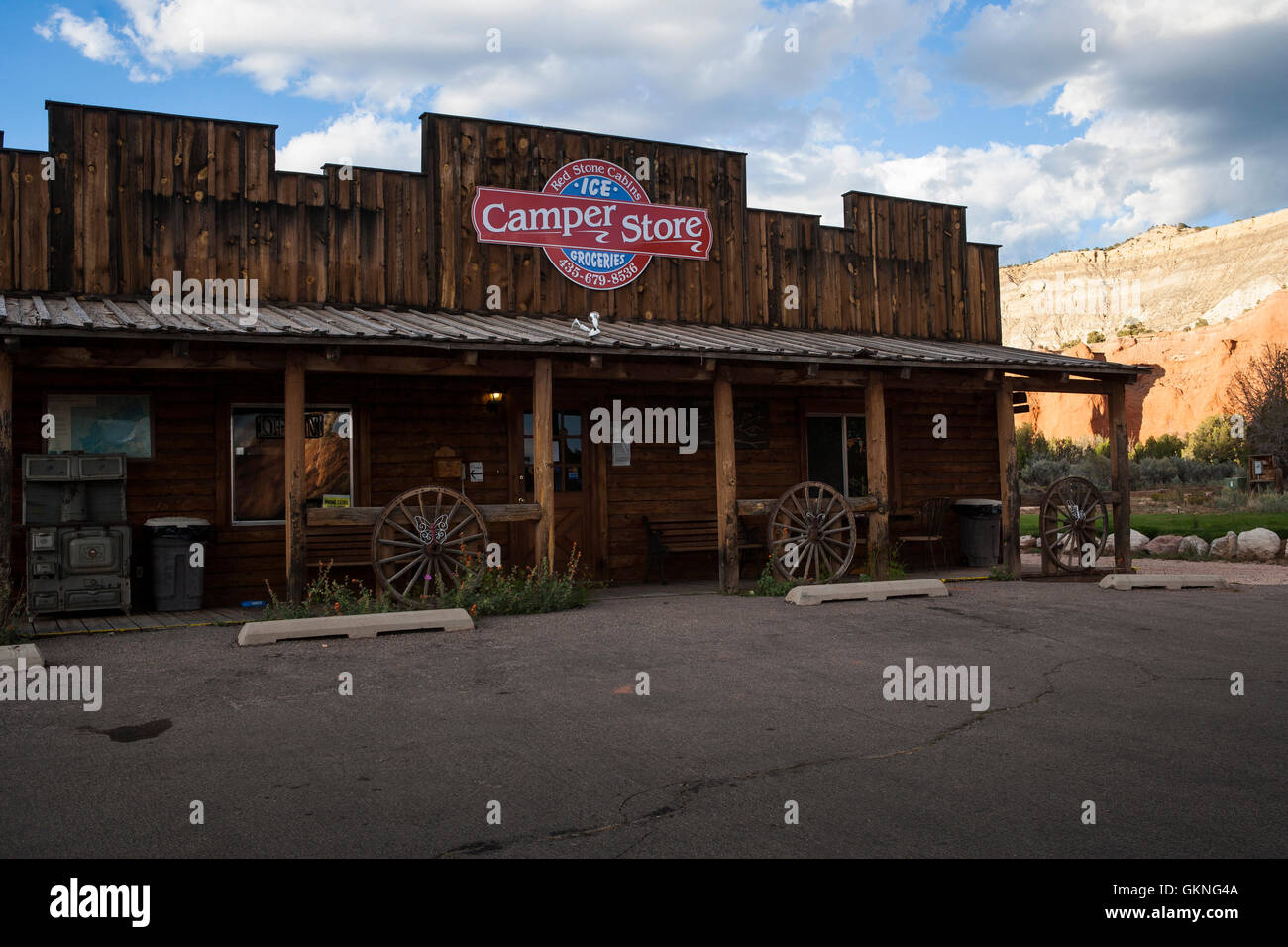 Camp store in the Kodachrome Basin State Park Utah Stock Photo - Alamy
