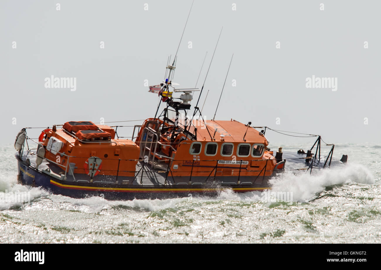 Tyne class all-weather lifeboat, City of Sheffield of the coast of ...