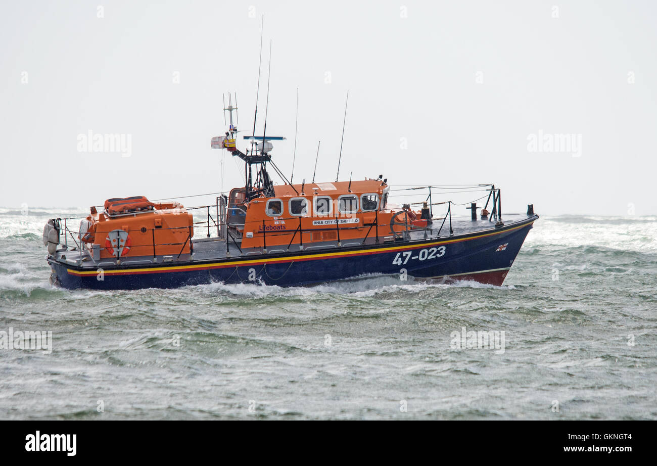 Tyne class all-weather lifeboat, City of Sheffield of the coast of ...