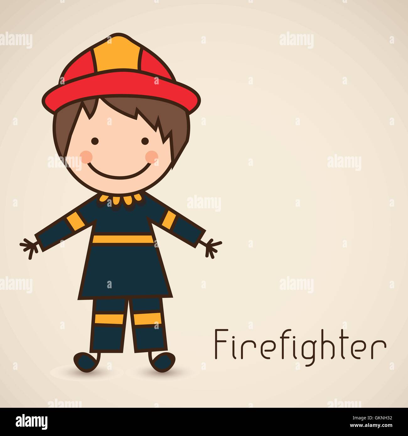 Fireman child drawing hi-res stock photography and images - Alamy