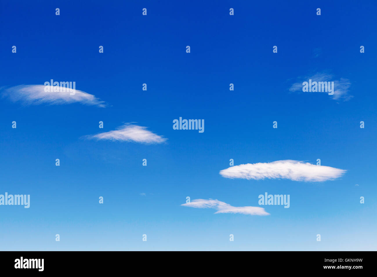 Cirrus clouds on blue sky Stock Photo - Alamy