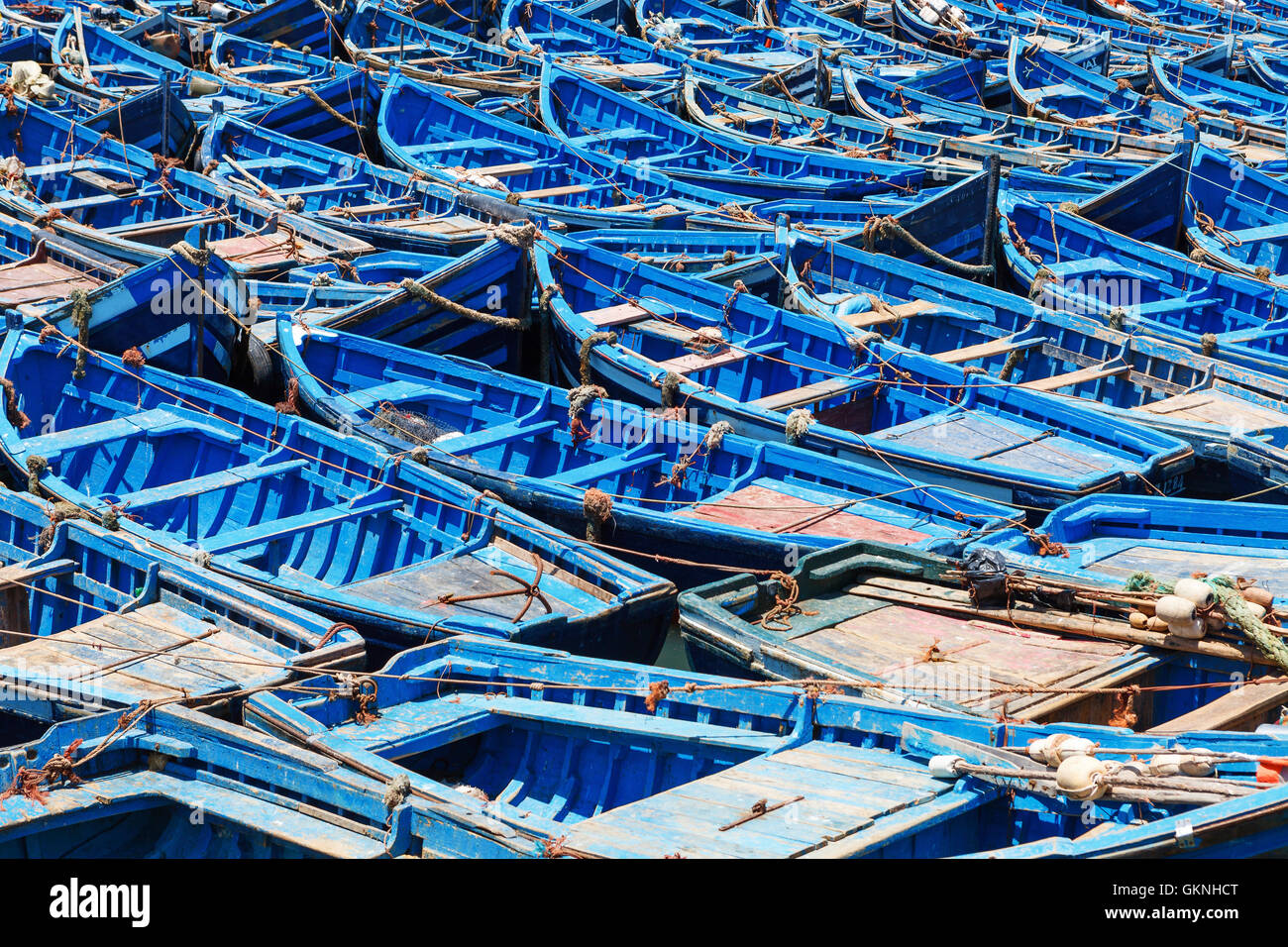 Essaouira, Morocco - view of the harbor and fish market Stock Photo - Alamy