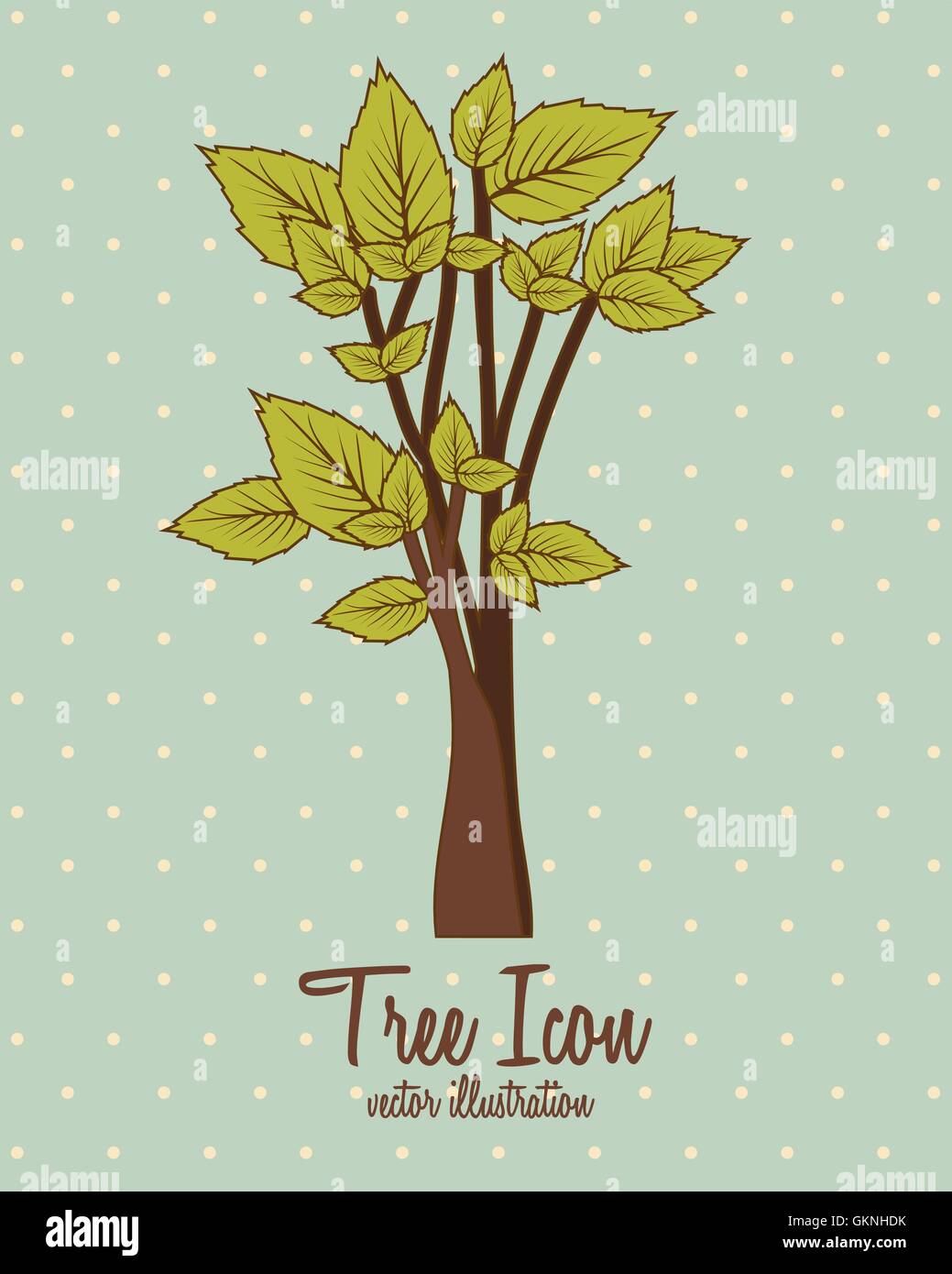 Old cedar tree Stock Vector Images - Alamy