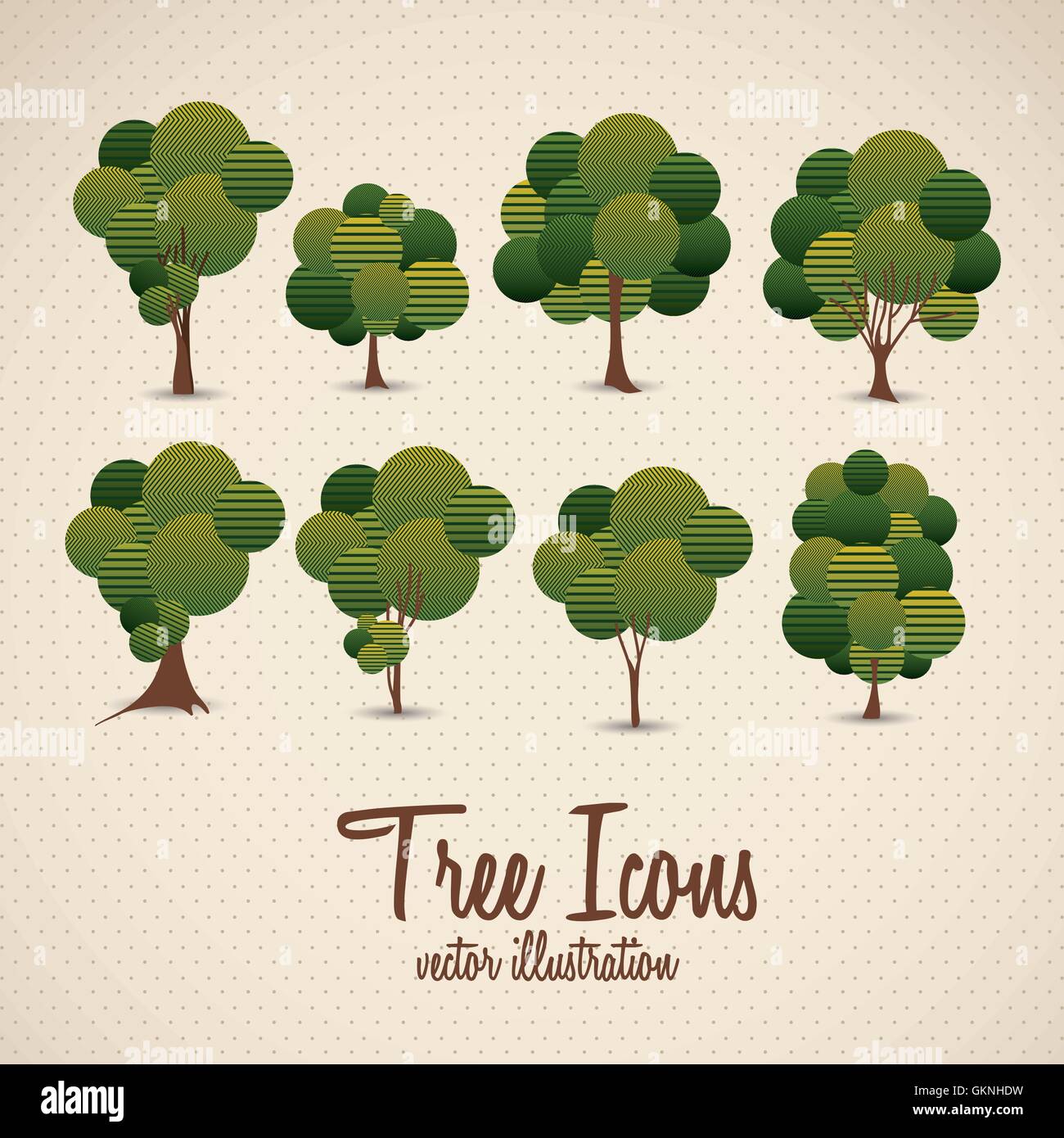 Oak forrest Stock Vector Images - Alamy