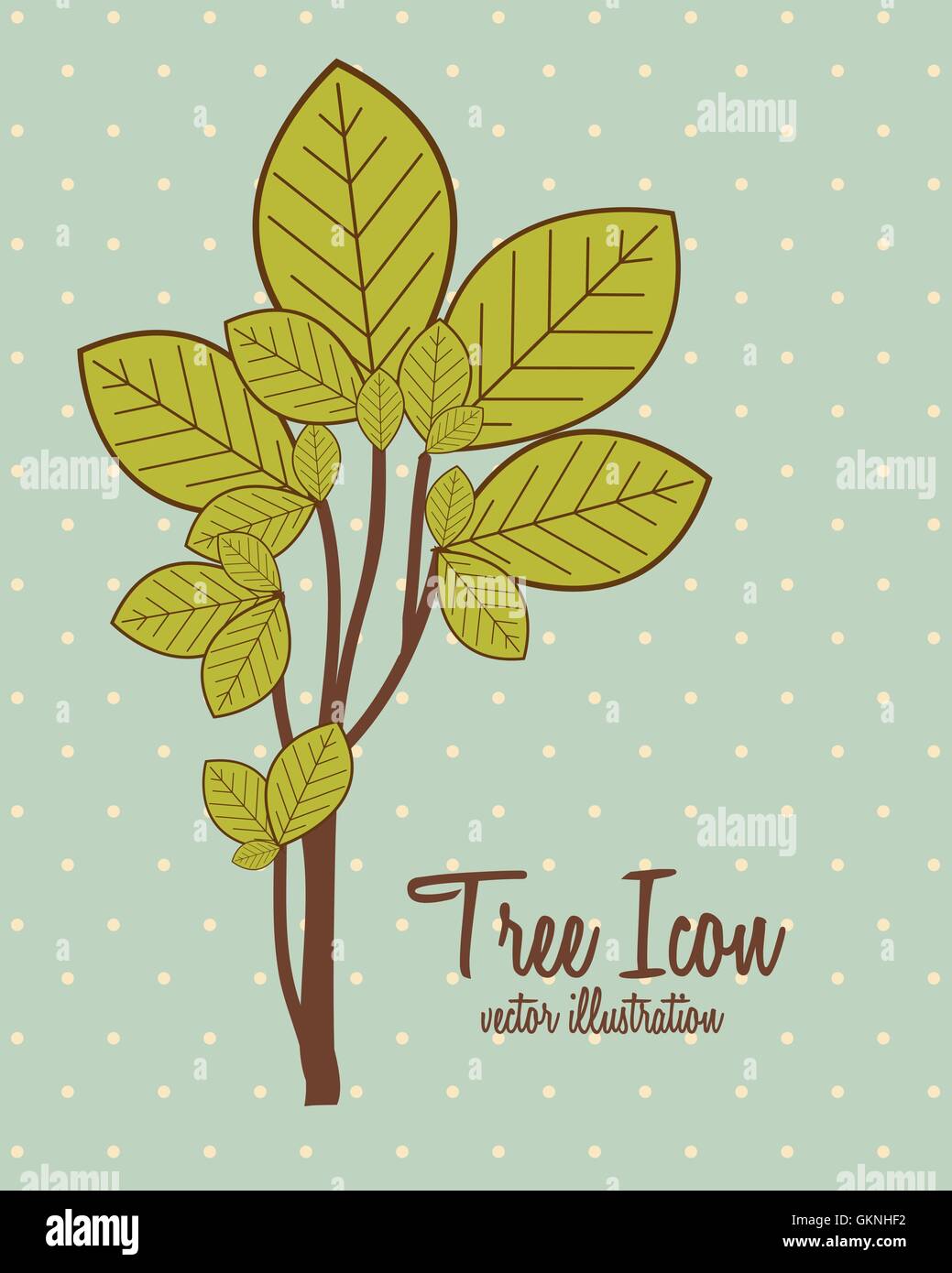 Old cedar tree Stock Vector Images - Alamy