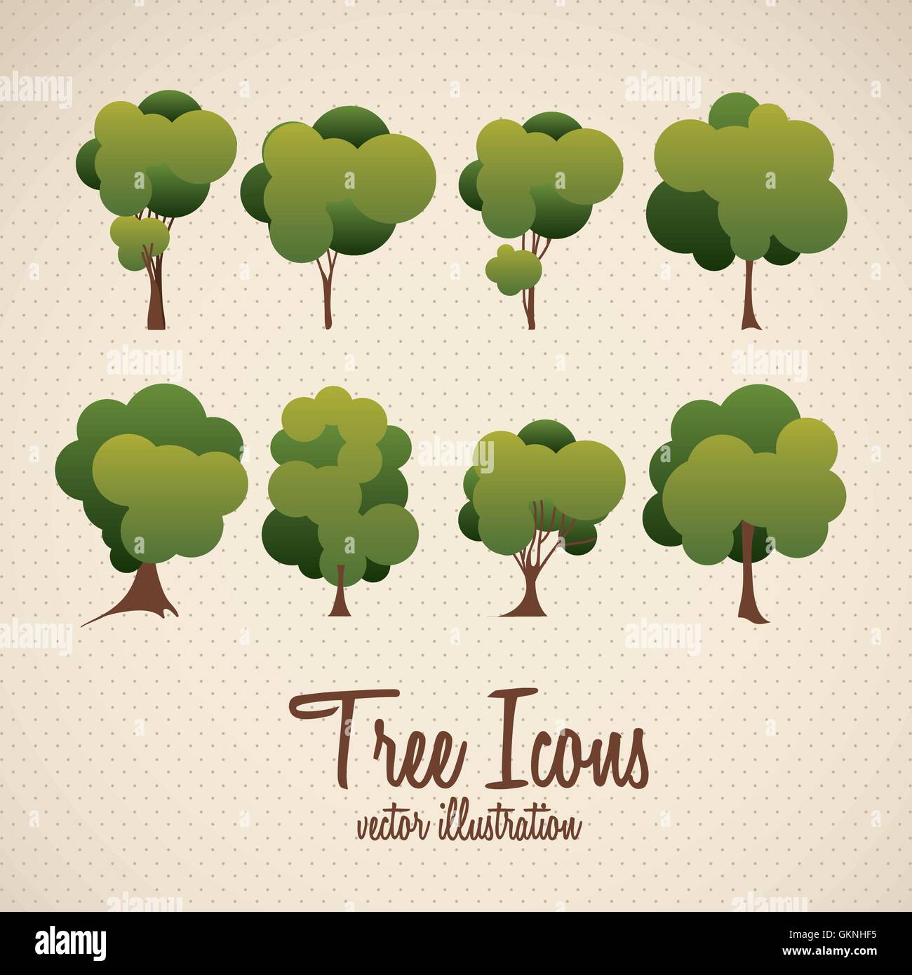 Old cedar tree Stock Vector Images - Alamy