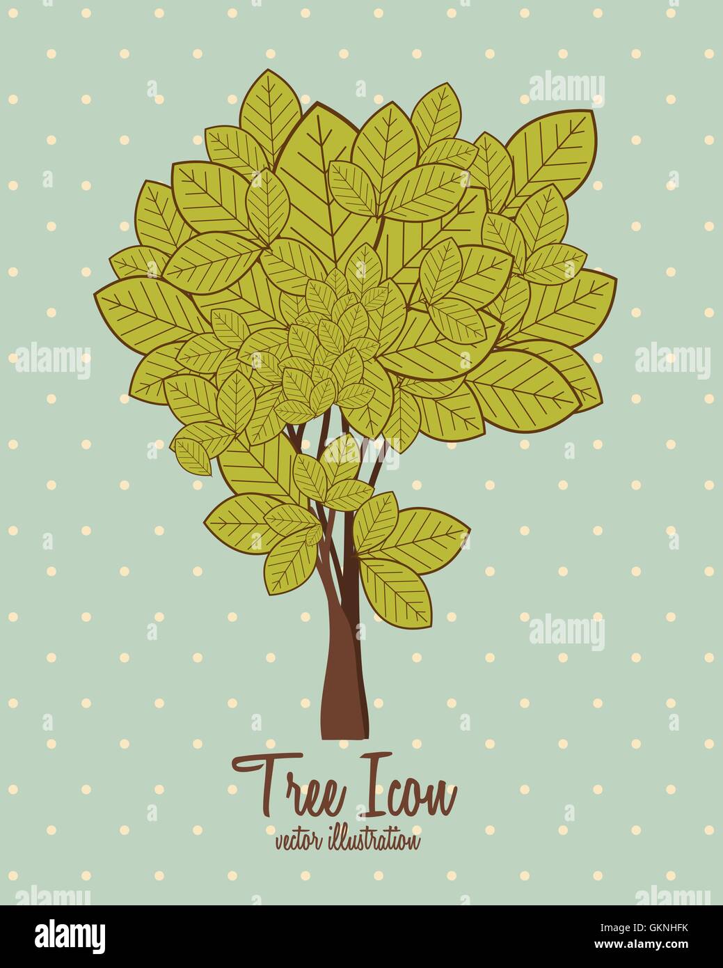 Old cedar tree Stock Vector Images - Alamy