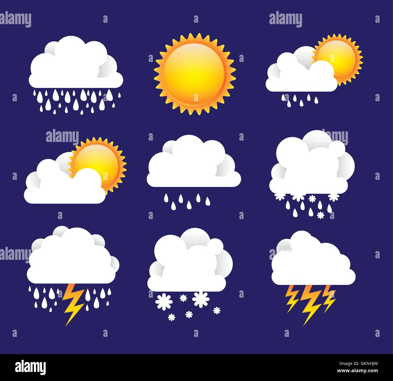 weather and seasons Stock Vector Image & Art - Alamy
