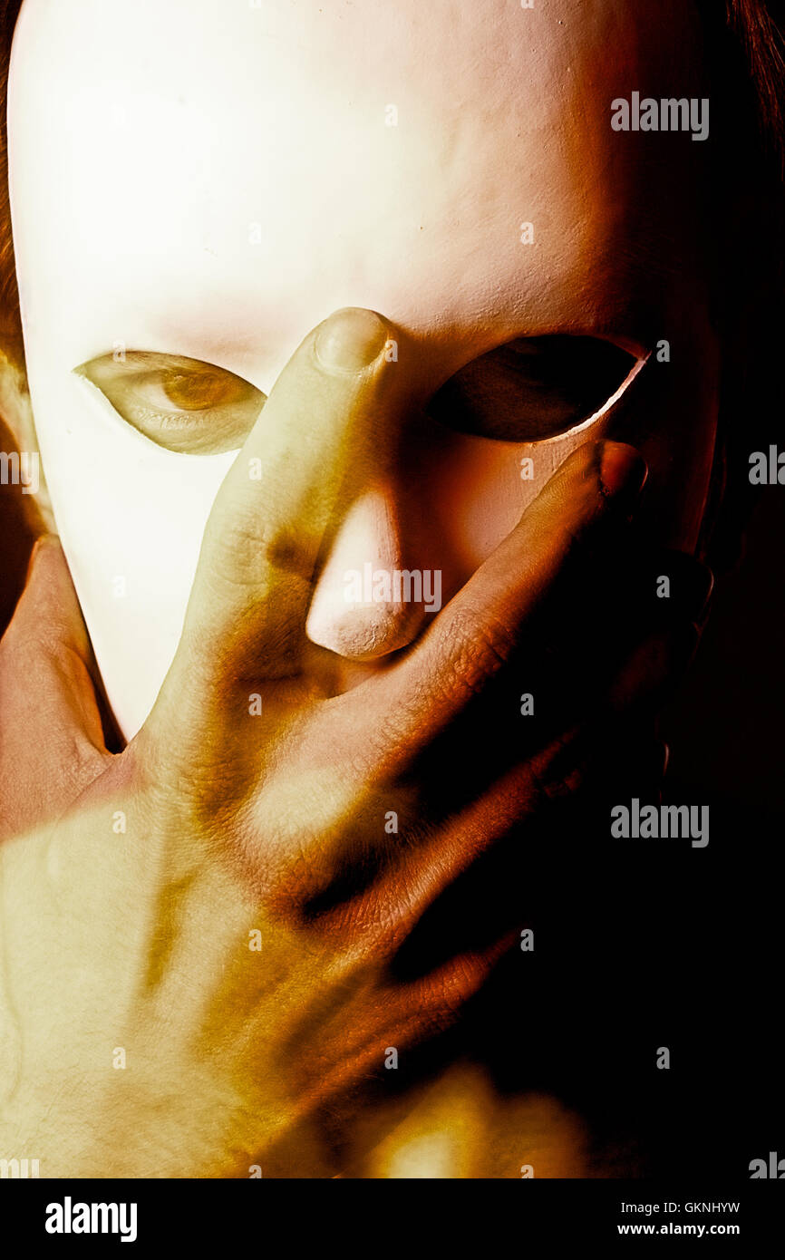 Hide emotions hi-res stock photography and images - Alamy