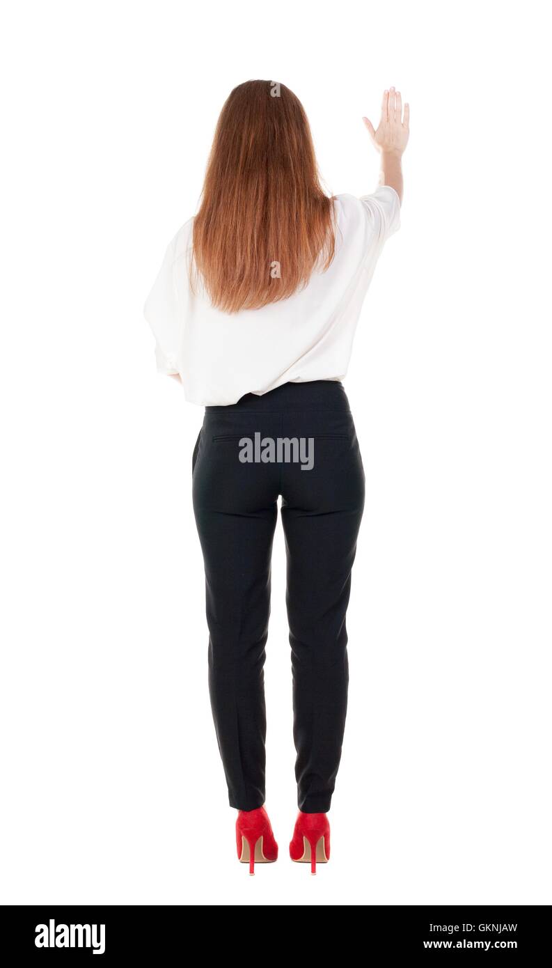 back view of business woman Stock Photo - Alamy