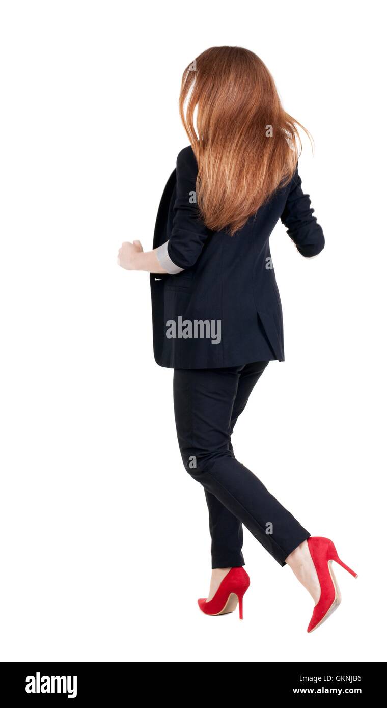 running business woman Stock Photo - Alamy