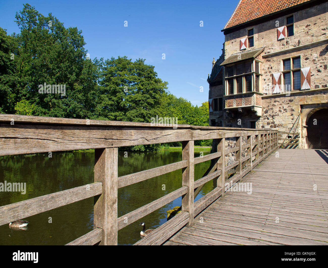 castle vischering in germany Stock Photo - Alamy