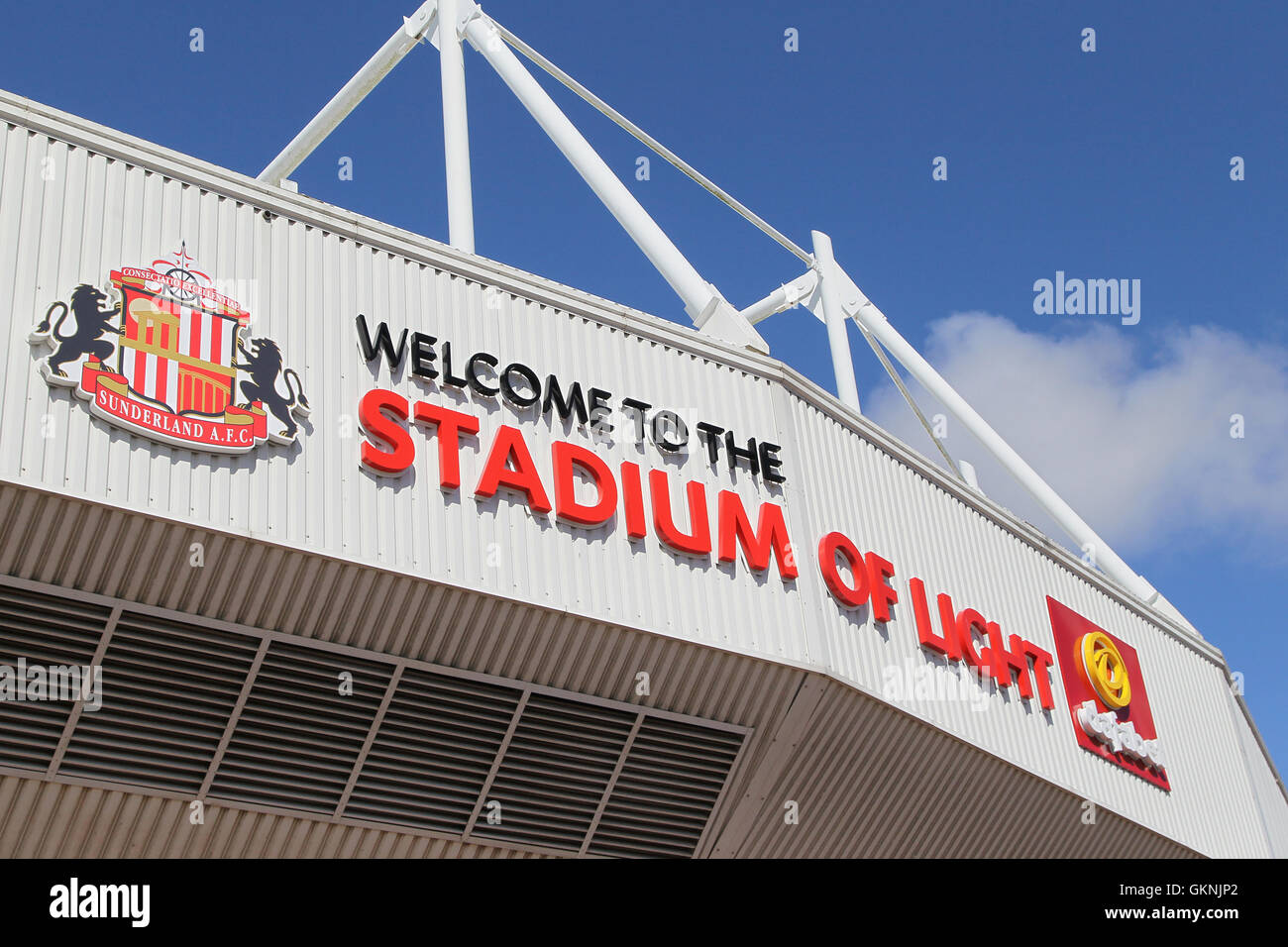 A view of the Stadium of Light before the Premier League match at the ...