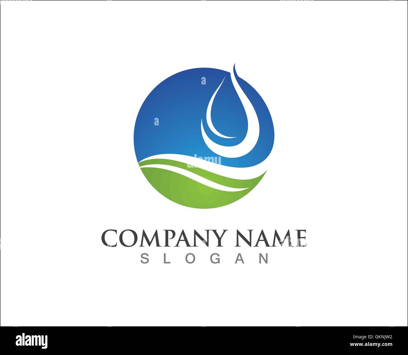 Water Logo Template vector Stock Vector Image & Art - Alamy
