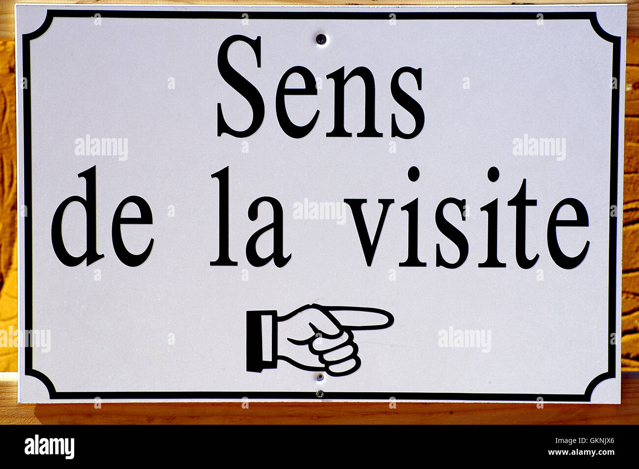 direction of the visit Stock Photo - Alamy