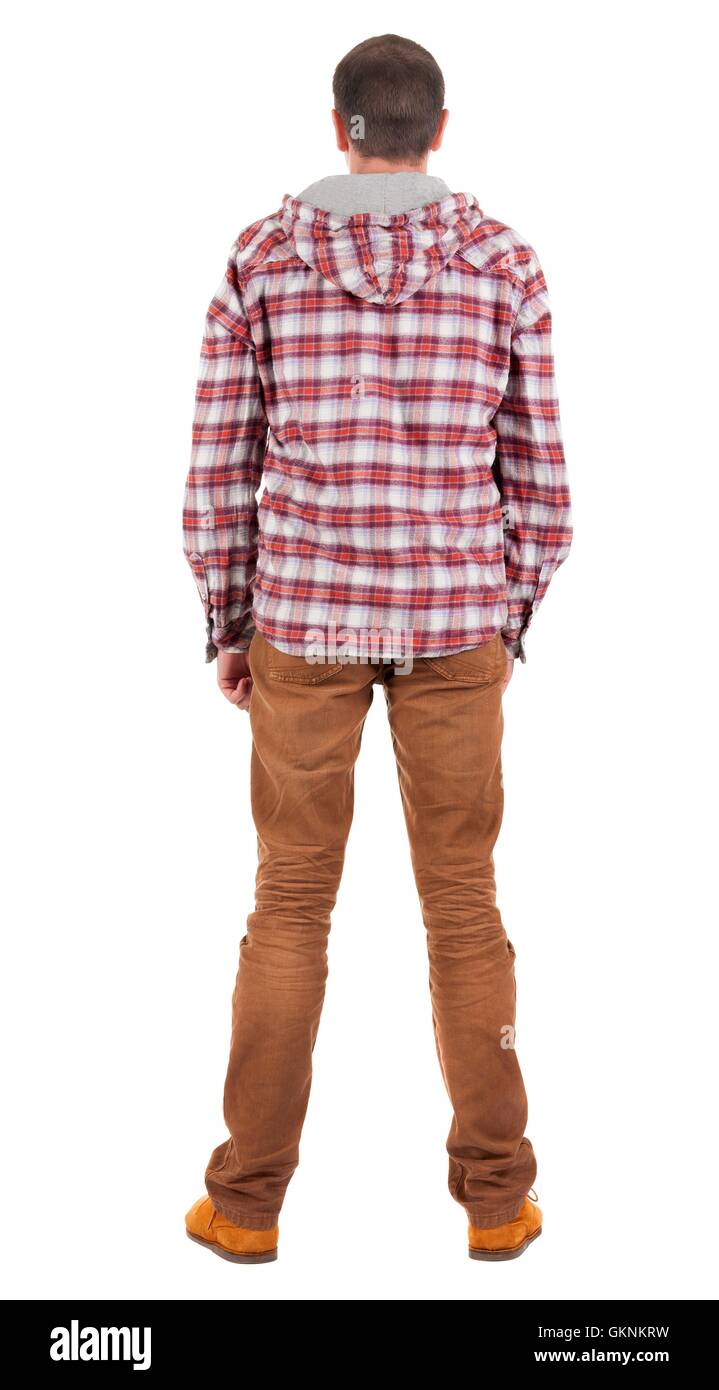 Standing behind a person with their hood up hi-res stock photography ...