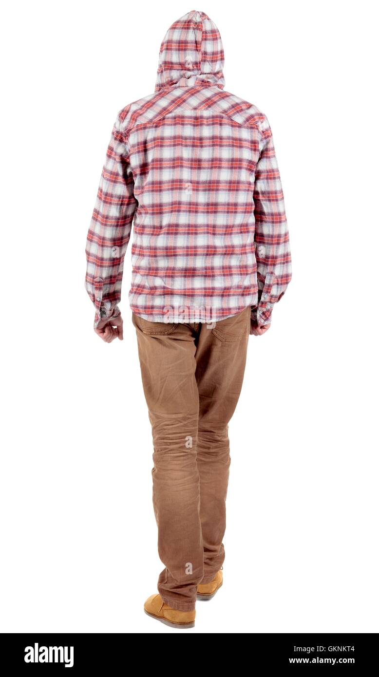 Standing behind a person with their hood up hi-res stock photography ...
