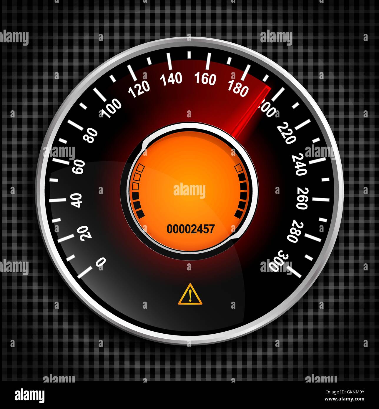 Automobile analog speedometer red hi-res stock photography and images ...