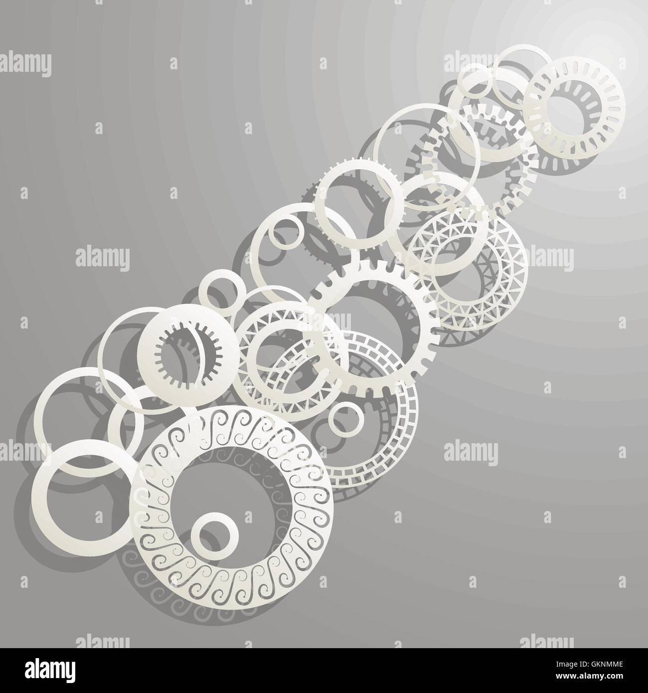 background paper rings Stock Vector Image & Art - Alamy