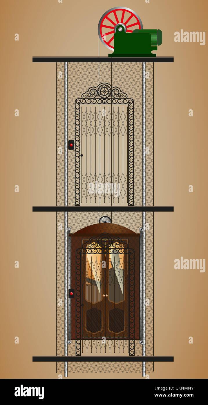 old lift in the context of Stock Vector Image & Art - Alamy
