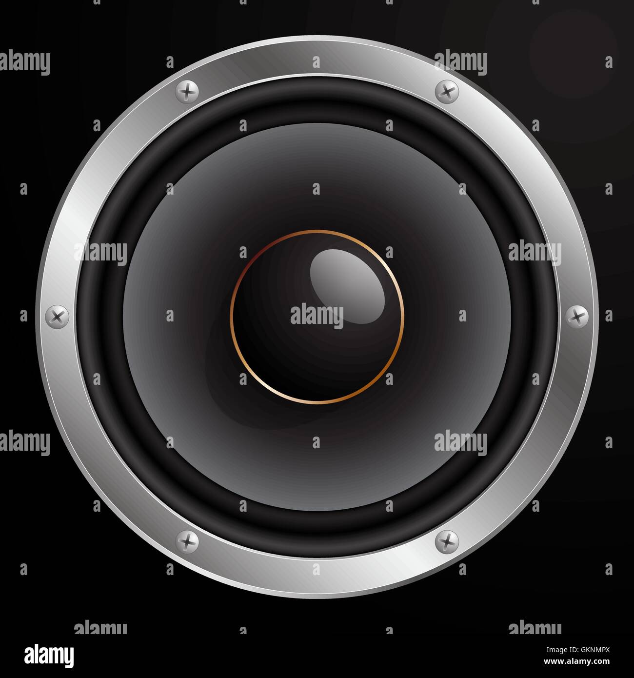 Audio speaker, vector illustration Stock Vector Image & Art - Alamy