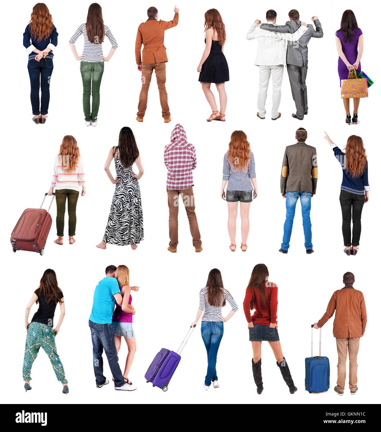 Collection " Back view people Stock Photo - Alamy