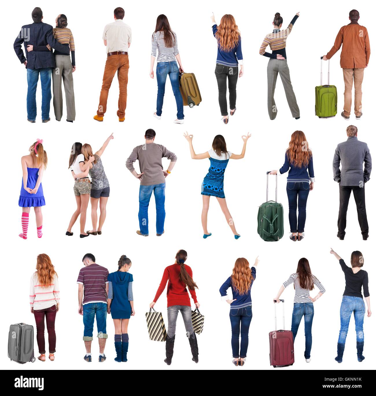 Collection " Back view people Stock Photo - Alamy