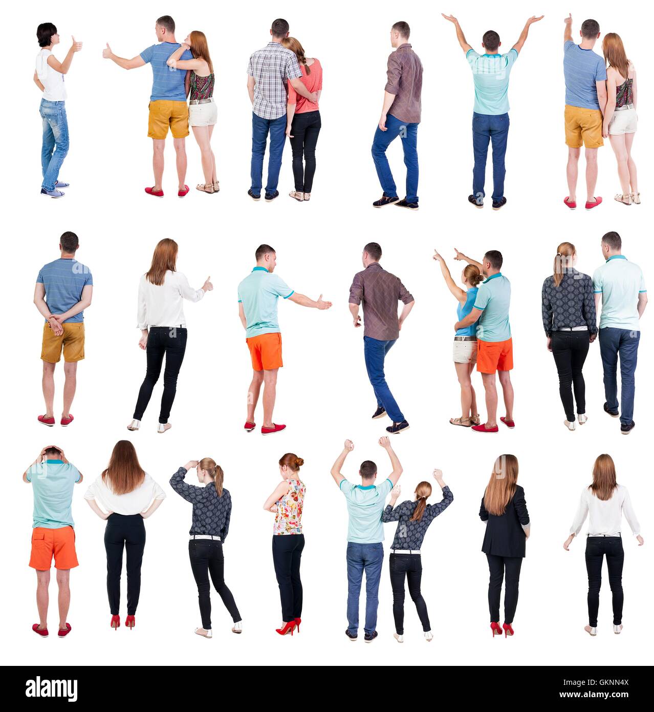 collection " back view of people Stock Photo - Alamy