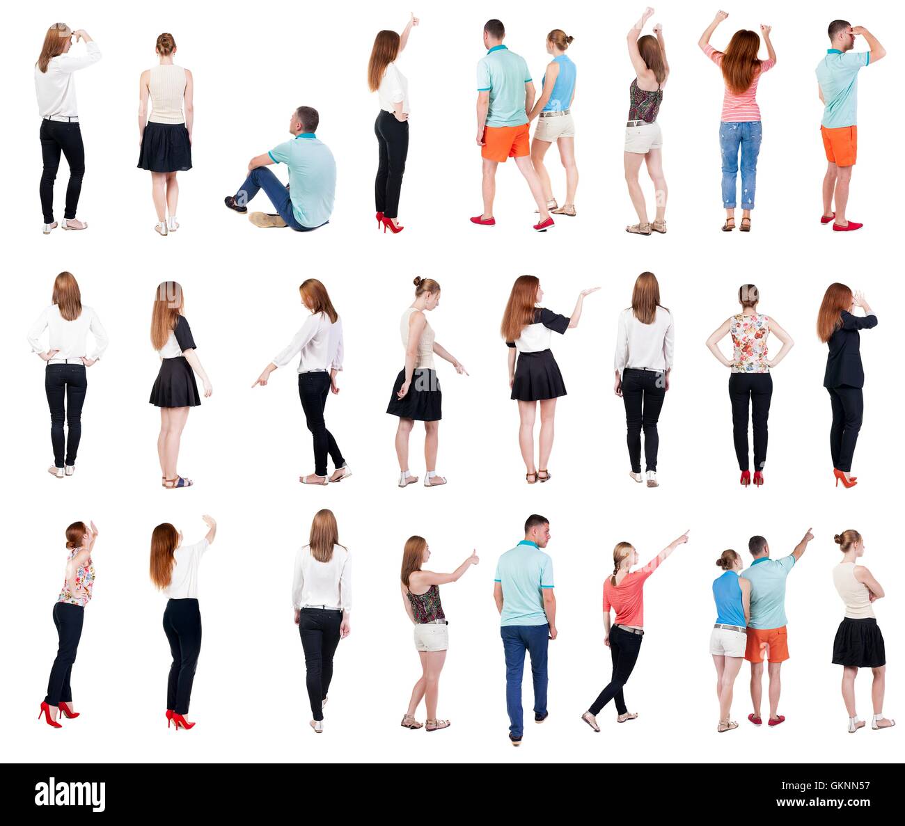 collection " back view of people Stock Photo - Alamy